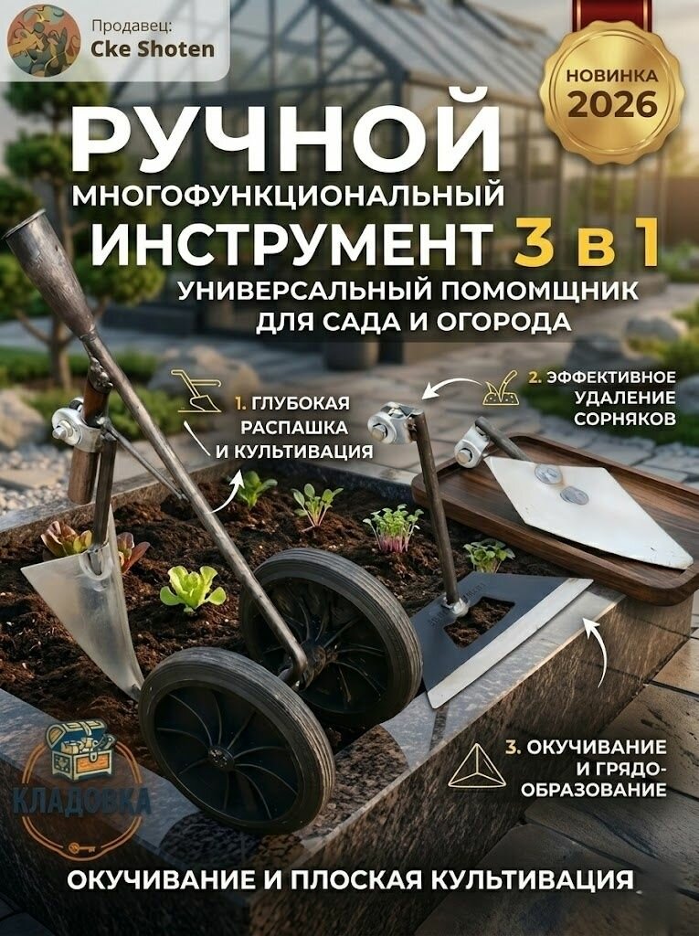 Тяпка, рукоятьСталь, 190 см