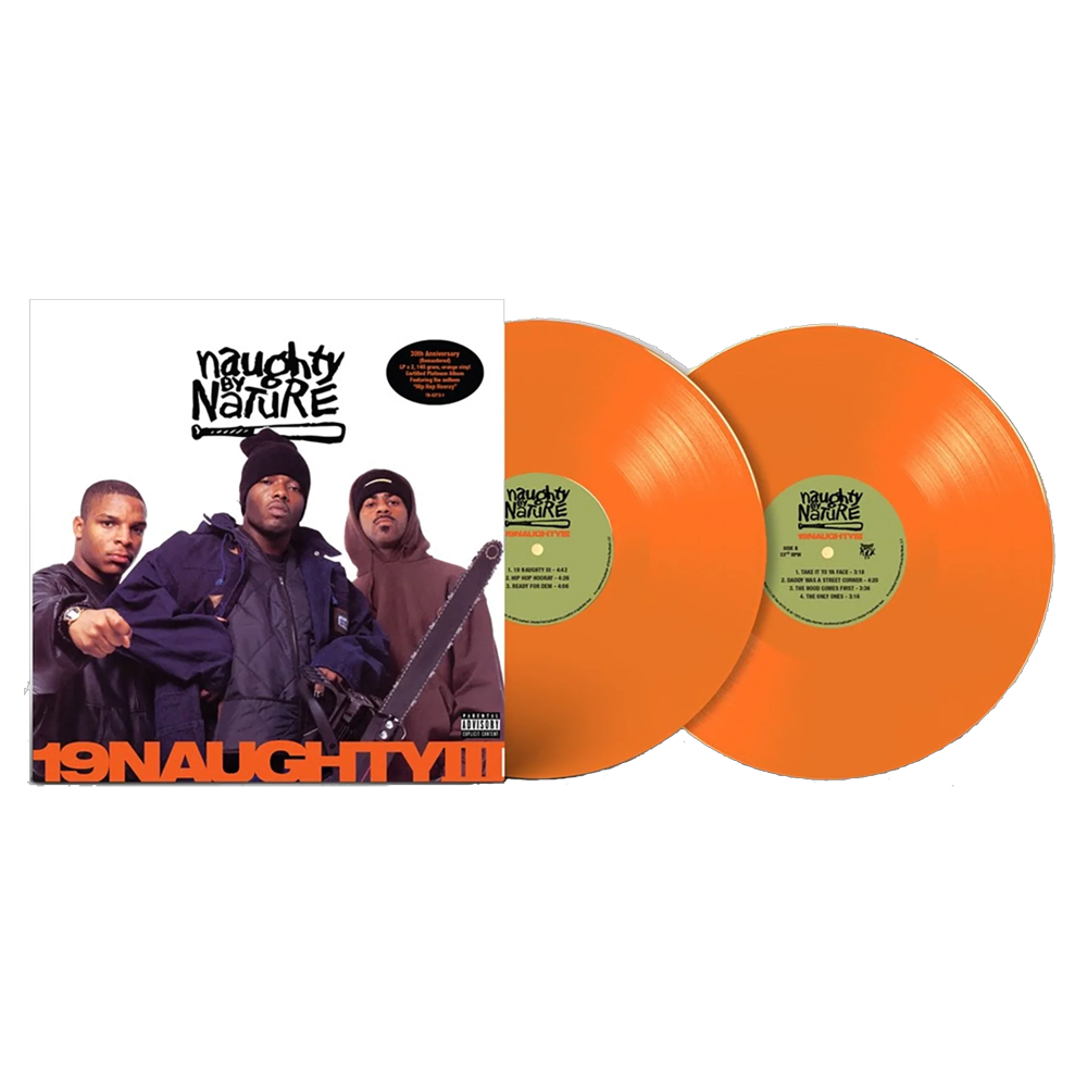 Naughty By Nature – 19 Naughty III (Anniversary Translucent Orange Vinyl)