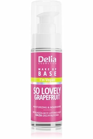 Основа под макияж Delia Cosmetics So Lovely Grapefruit, 30 мл