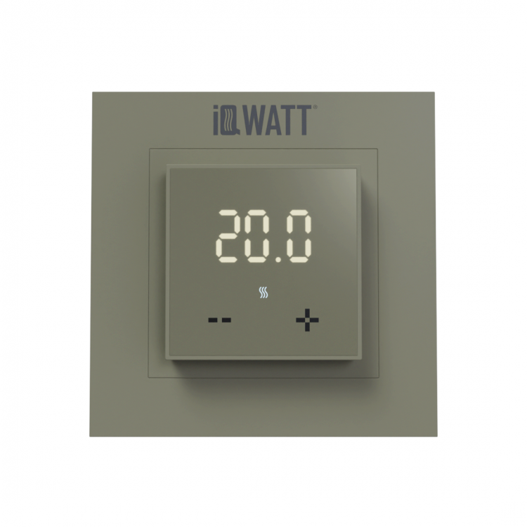 Терморегулятор IQWATT IQ Thermostat D (шампань) электронное управление