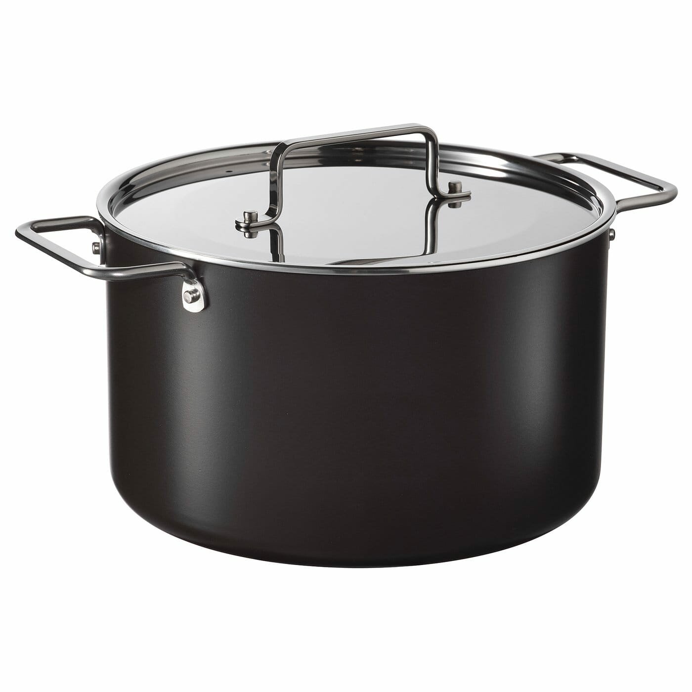 Кастрюля IKEA GULD RING 506.094.58, черно-серый, 5 л 506.094.58