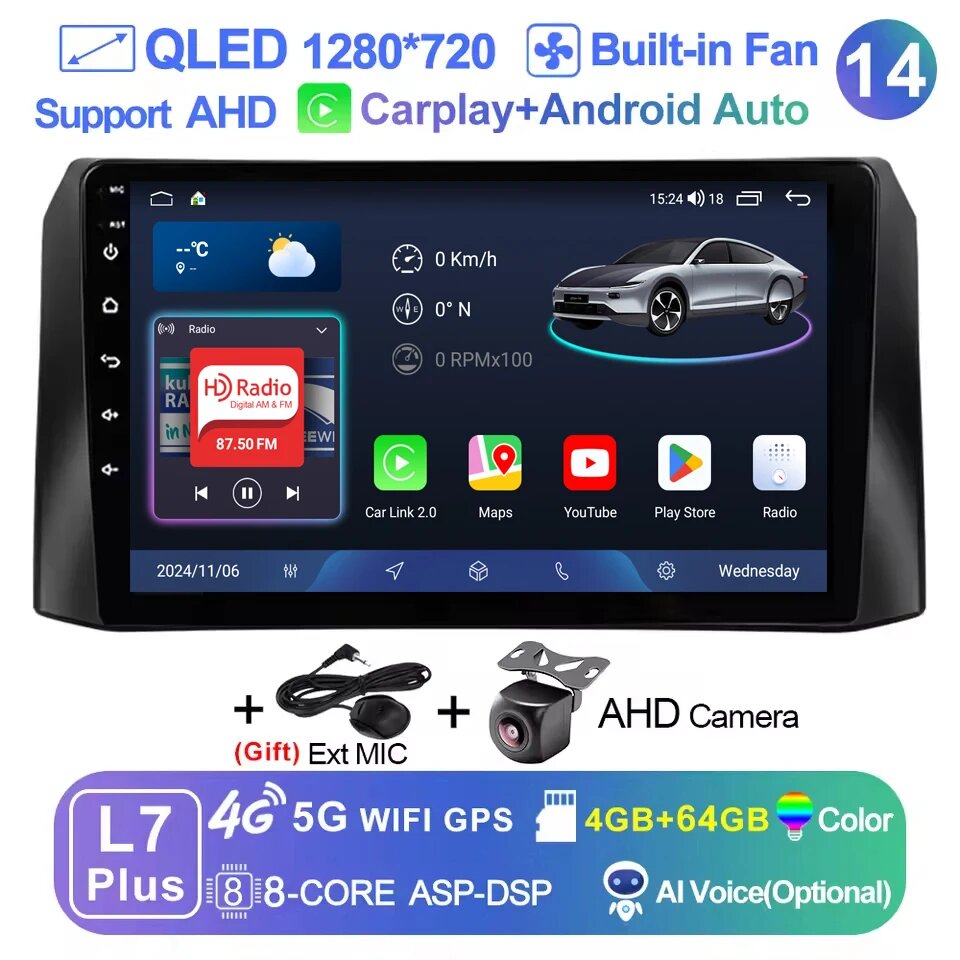 LEHX L6Pro Android 14 Auto 2DIN автомобильный радиоприемник мультимедийный видеоплеер для UAZ Patriot 3 2016-2021 Atuoraido Carplay навигация GPS