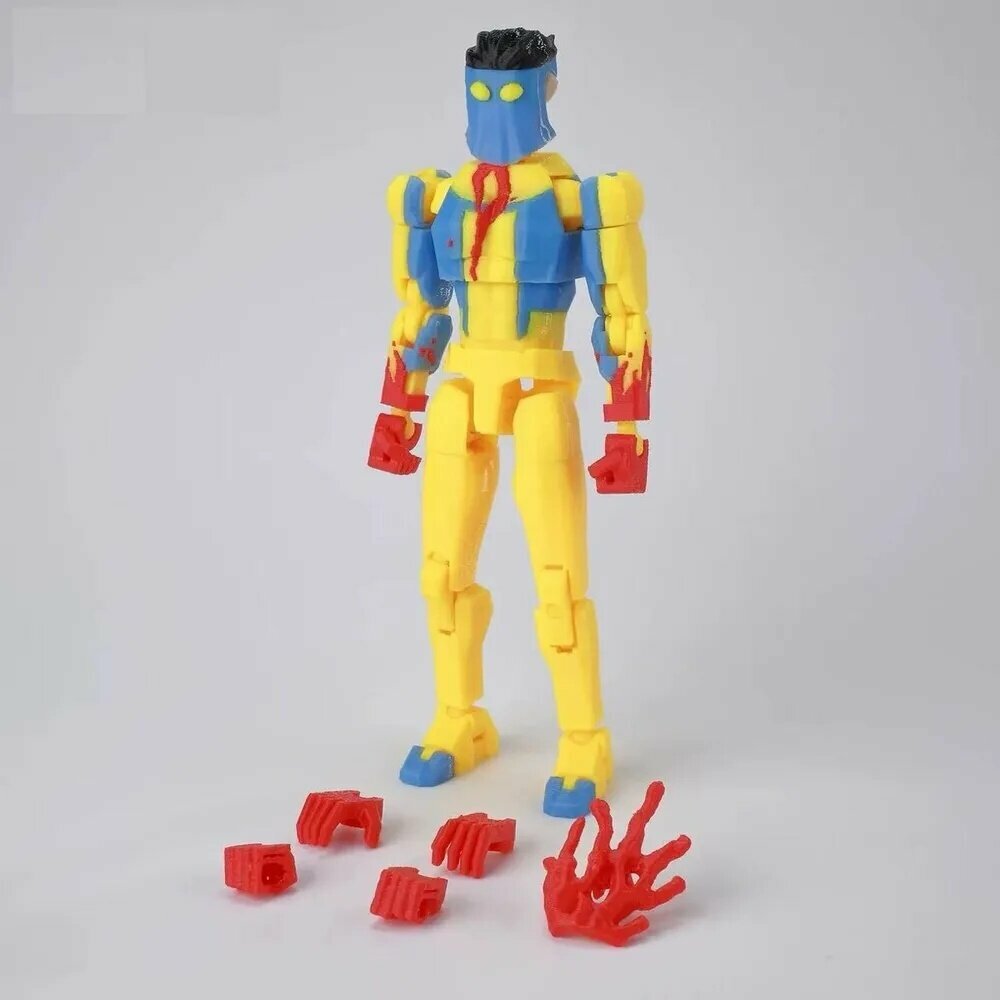 Фигурка Дарквинг из Неуязвимого( Invincible- Darkwing), 3D-печатная подвижная модель, подарок анимешнику и коллекционеру