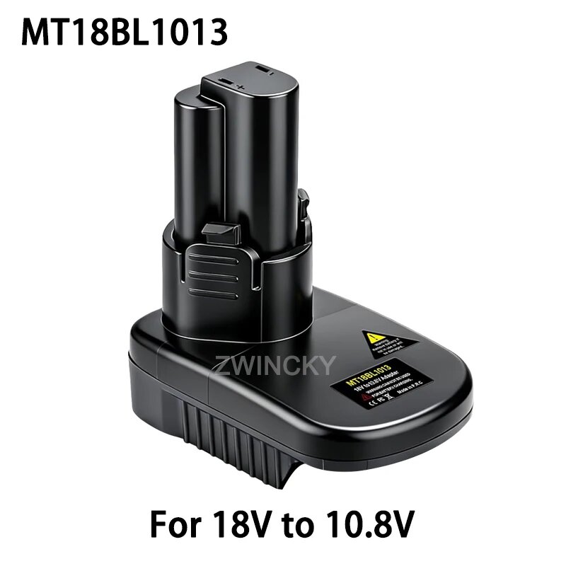 Адаптер-преобразователь MT18BL1013 для аккумуляторов Makita 18V Li-ion в 10.8V для беспроводных электроинструментов BL1013 BL1014 194550-6 194551-4