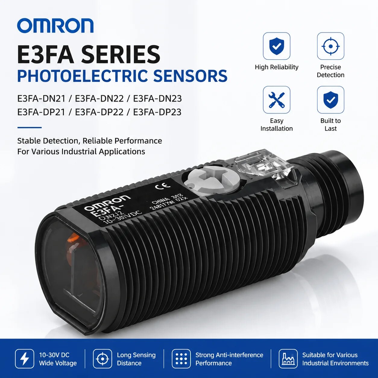 Фотоэлектрический датчик Omron E3FA-DN21 NPN