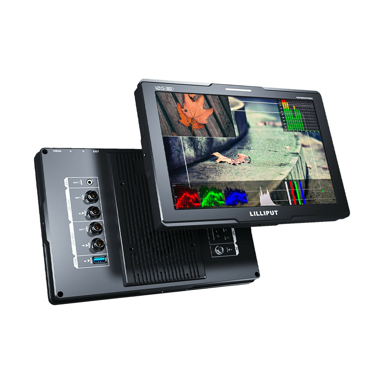 Монитор Lilliput Q10 10,1 дюйма, высокая яркость, 12G-SDI / HDMI / 4K