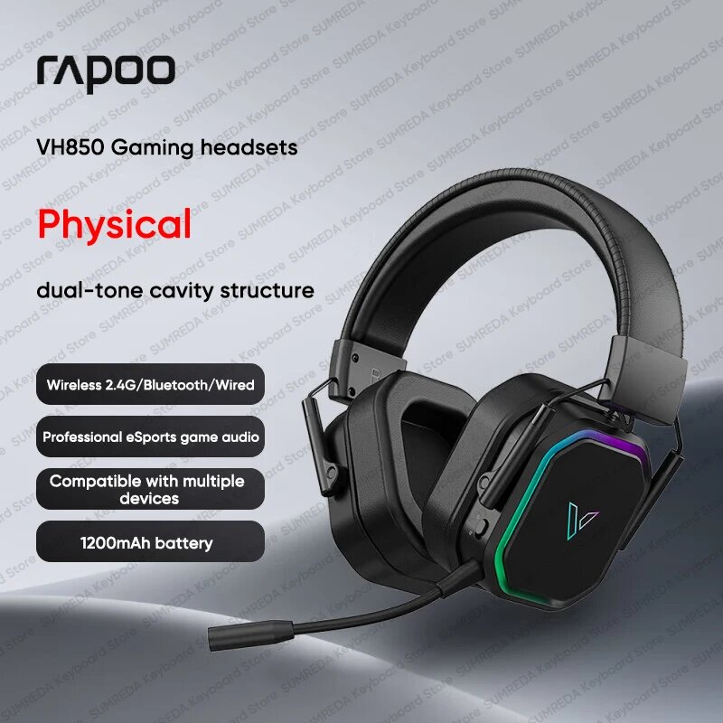 Rapoo VH850 беспроводные игровые наушники