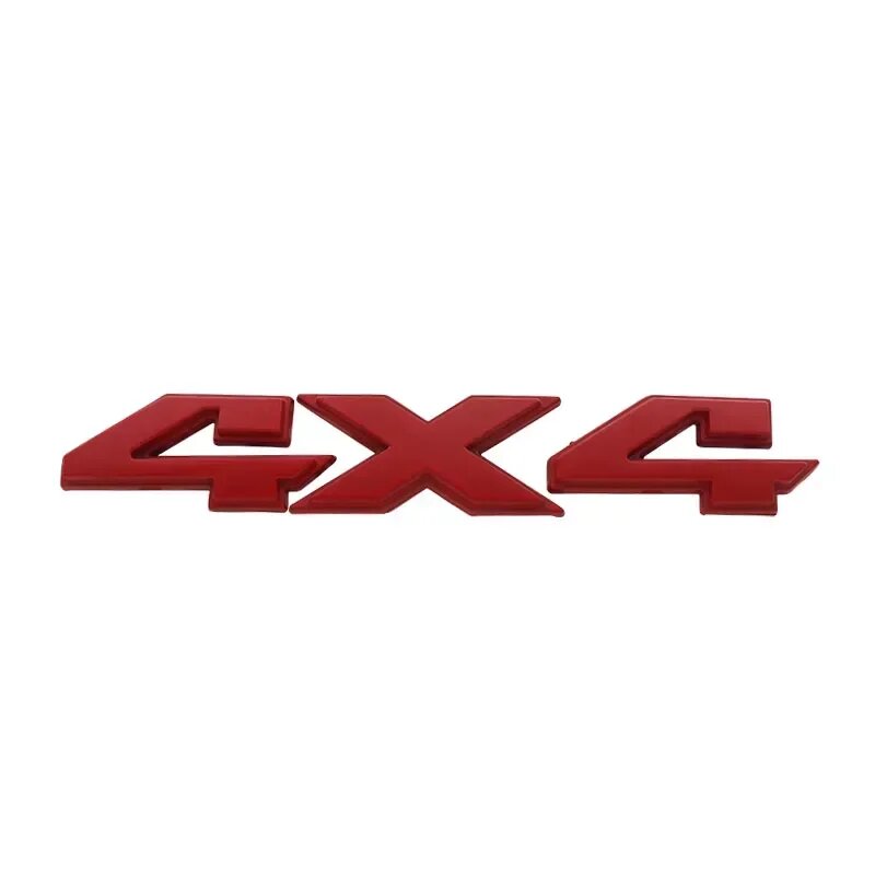 3D 4X4 4x4 эмблема для США, американского внедорожника, внедорожника, капота, крыла, Красный, red