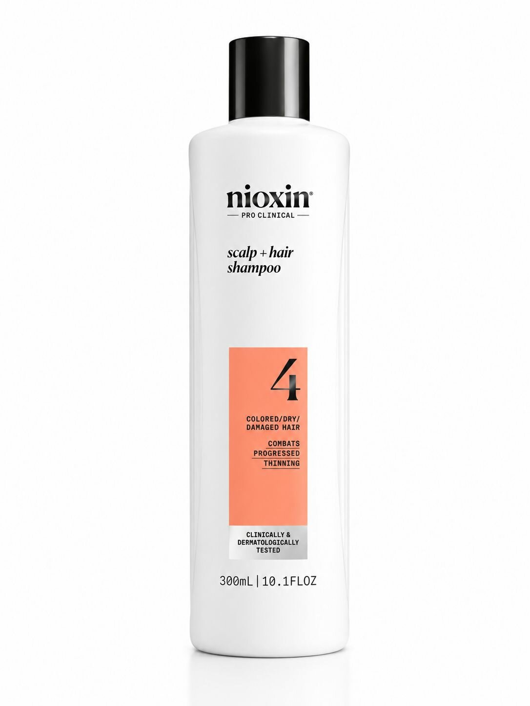 Nioxin - System 4 Scalp + Hair Shampoo, Шампунь для окрашенных и редеющих волос, 300 мл