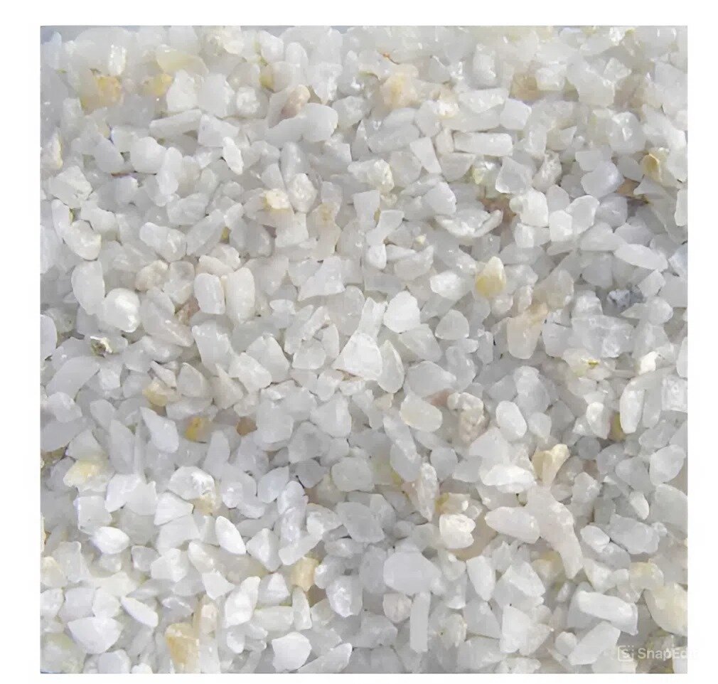 Натуральный грунт для аквариумов UDeco River Quartz "Кварцевая крошка" 2 - 5 мм, 6 л