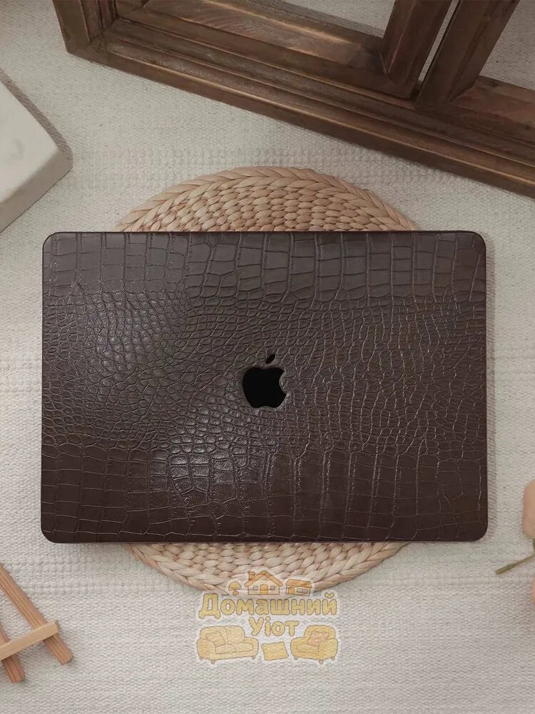 Жесткий кейс Macbook Чехол-накладка Case для Air 13,6" 2022-2026 A2681(M2)/A3113(M3)/A3240(M4)/A3449(M5) Кожа крокодила