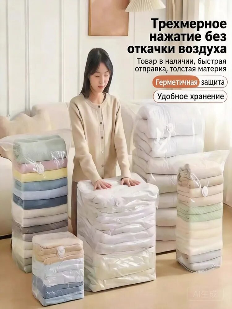 Пакеты термоусадочные 100 см х 80 см