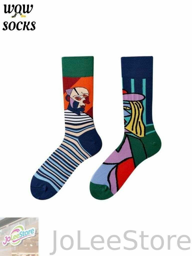 Носки WOW SOCKS прикольный подарок, носки женские набор 3 пары