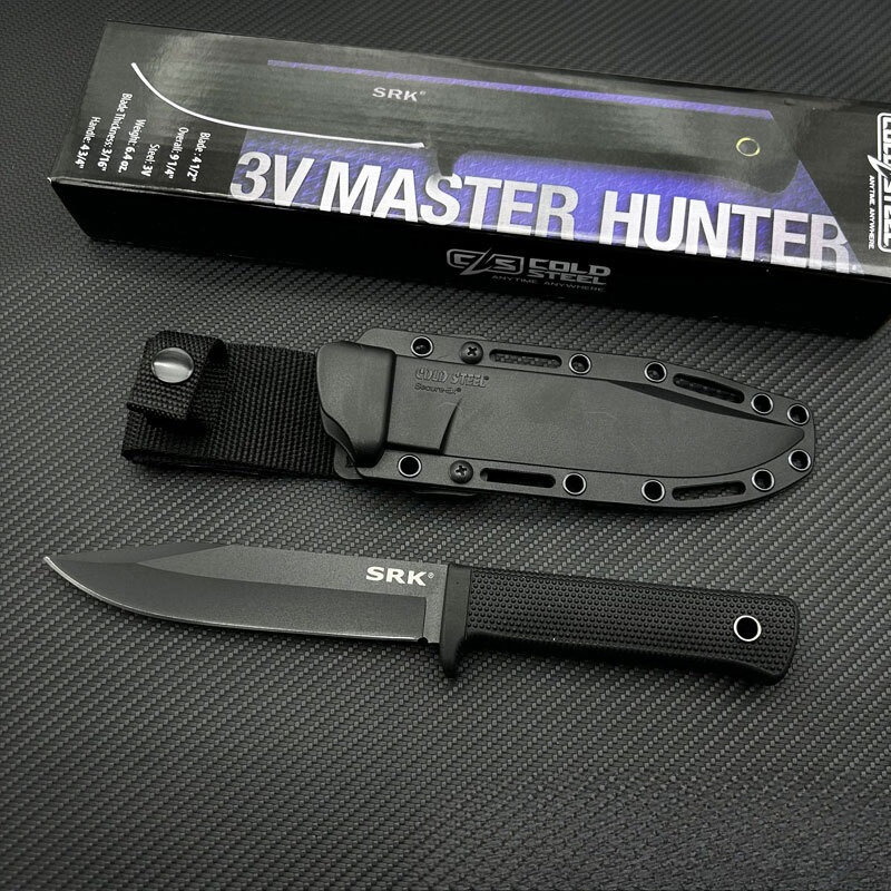 Cold Steel Тактический Нож Из Высокопрочной Стали 3VSRK, Портативный Нож Для Туризма, Кемпинга И Выживания На Природе