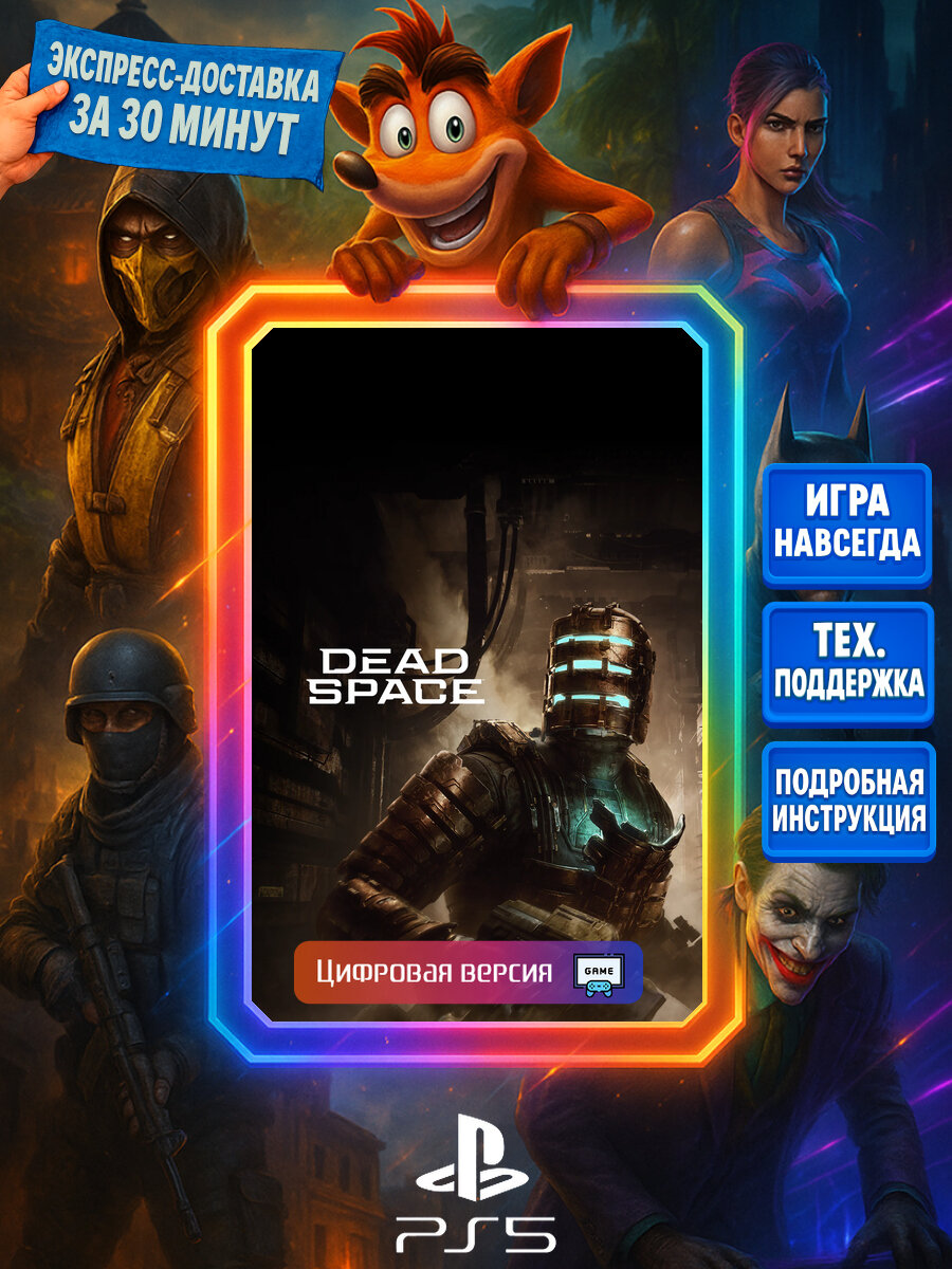 Dead Space PS5 | Моментальная доставка | Английский язык | Ужасы