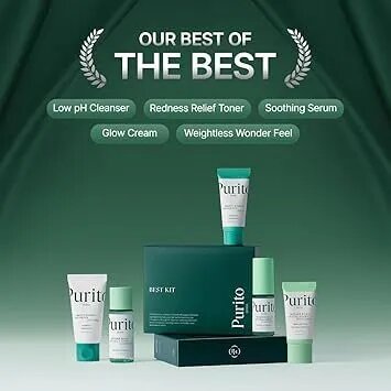 Набор Purito Best Kit это дорожный комплект, содержащий 5 предметов.