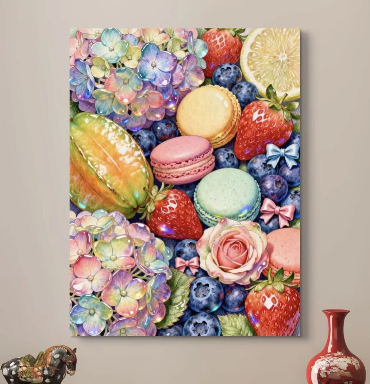 Набор для вышивания крестом JOYAUTUM с цветочными мотивами 14CT 9CT 70X90CM