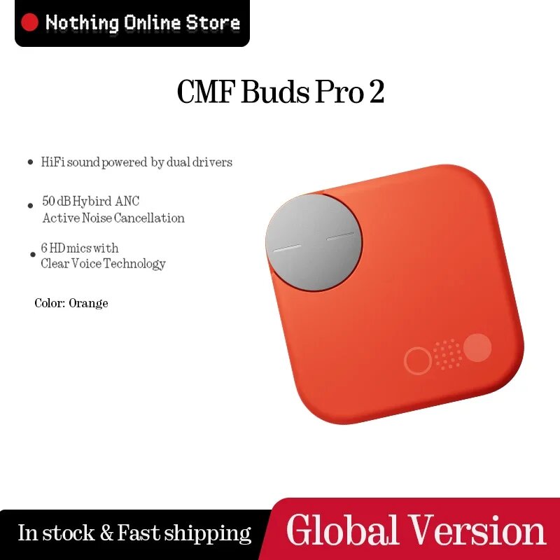CMF Buds Pro 2 наушники, оранжевый
