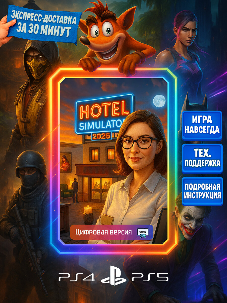 Hotel Simulator 2026 PS4/PS5 | Моментальная доставка | Английский язык | Симуляторы