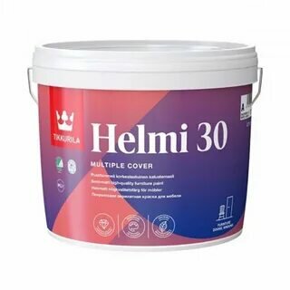 Краска для мебели Tikkurila Helmi 30 (база А), 2.7 л