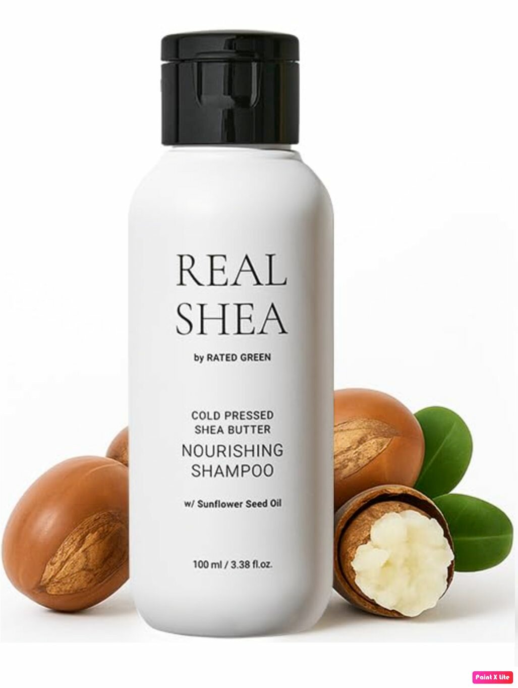 RATED GREEN Питательный шампунь для повреждённых волос с маслом ши REAL SHEA Nourishing Shampoo, 100ml