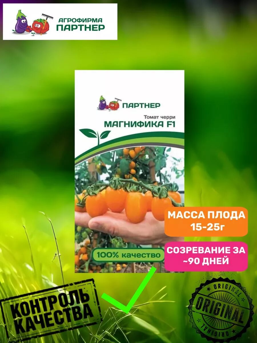 Томат черри магнифика F1 (10шт) 2-ной пак