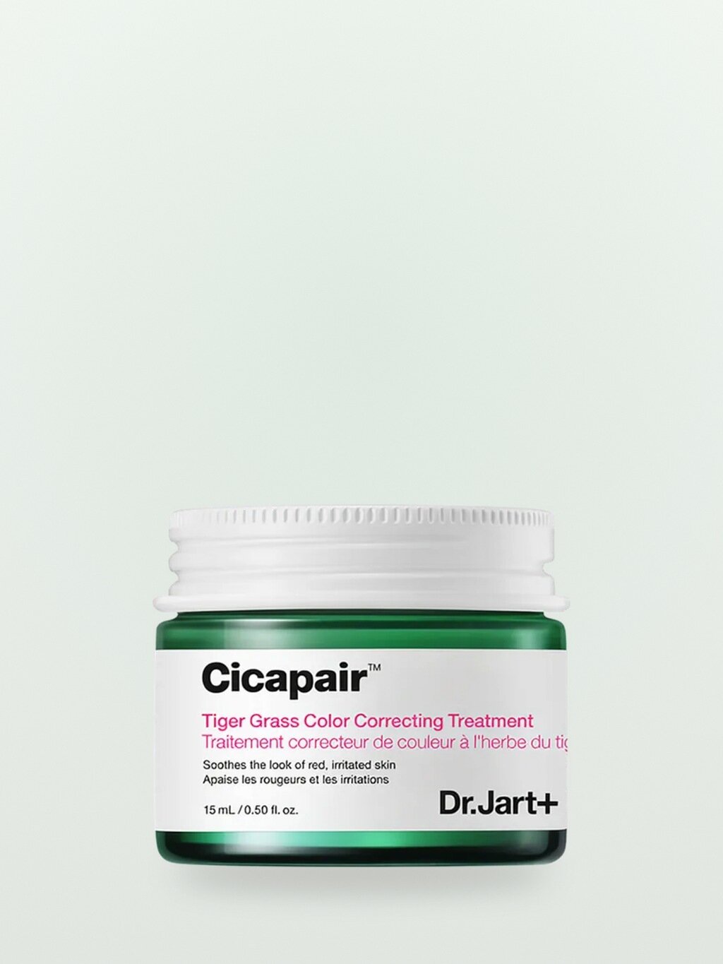 Корректирующий крем для лица Dr. Jart+ Cicapair Tiger Grass, нейтрализует покраснения, с центеллой азиатской