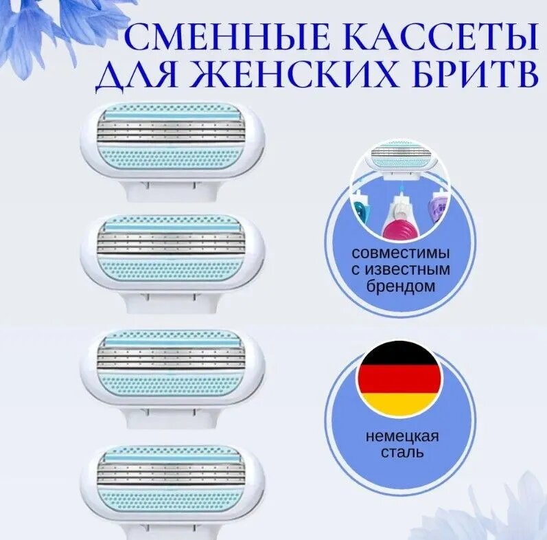 Сменные кассеты для бритвы