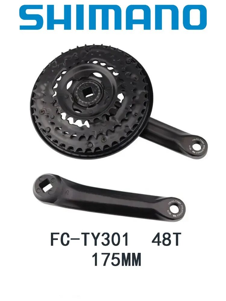 Shimano Tourney FC-TY301 48T 175мм Горный велосипед рукоятка