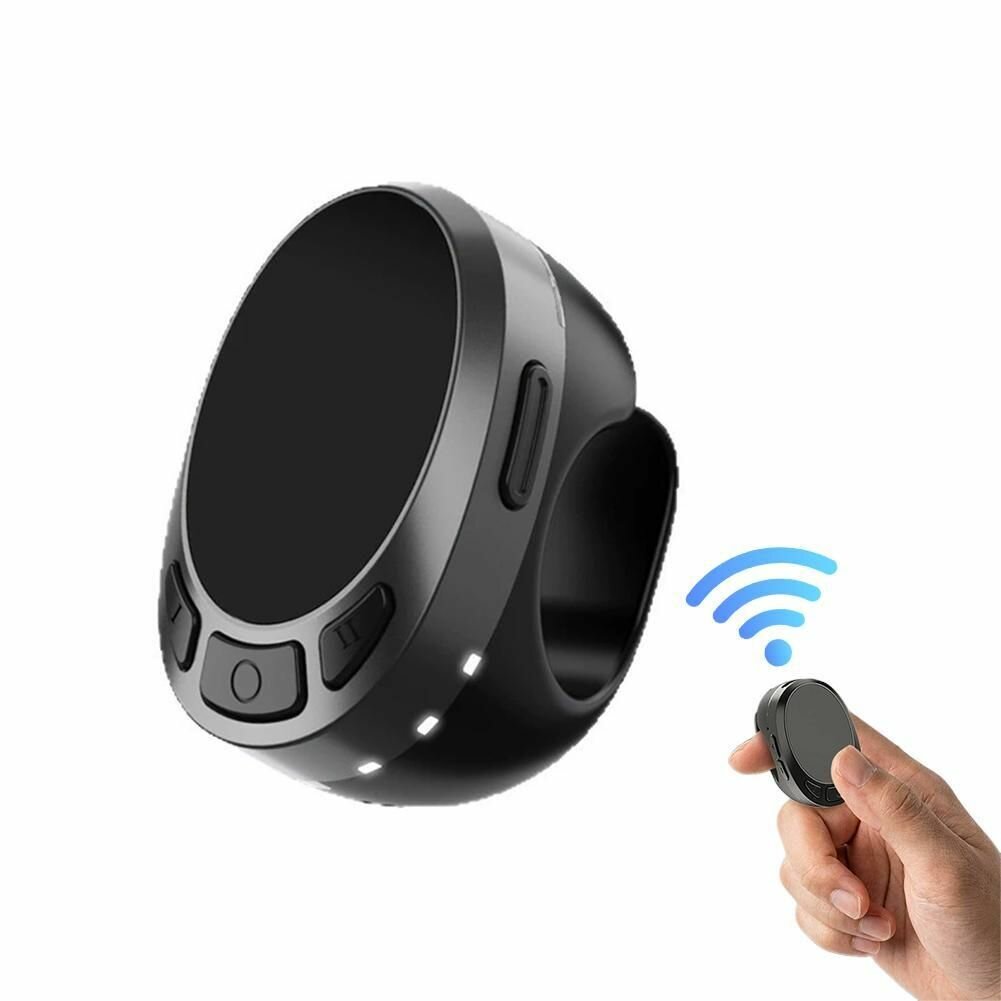 Кольцо-пульт дистанционного управления Bluetooth, беспроводная воздушная мышь с тачскрином для селфи и скроллинга TikTok/Shorts
