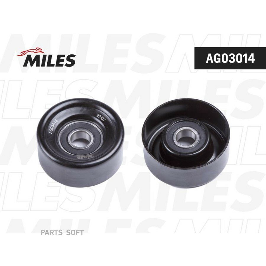 AG03014 MILES Ролик натяжителя приводного ремня MILES AG03014 | цена за 1 шт