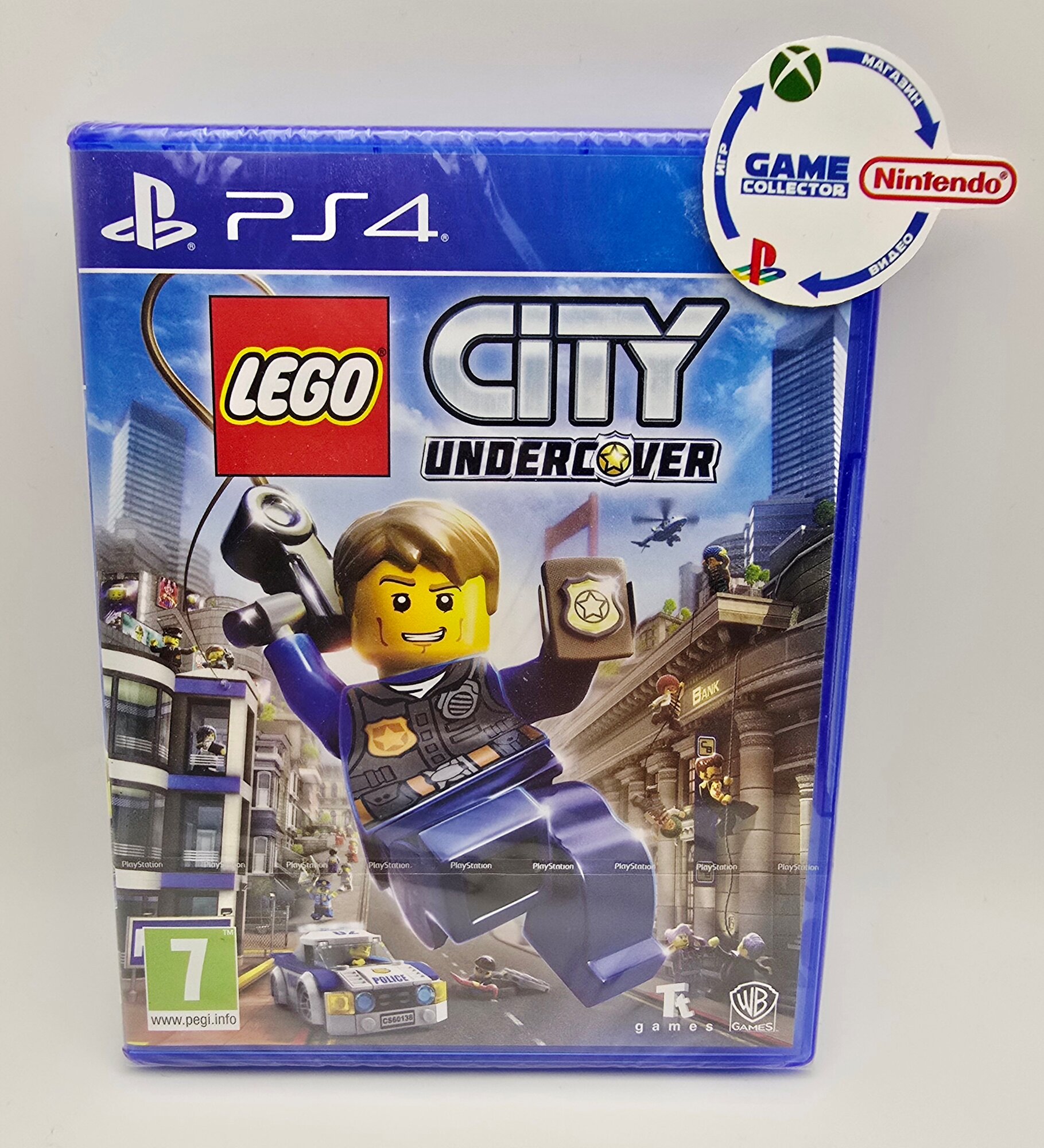 Игла Lego City Undercover для Sony PlayStation 4 на диске на русском языке.