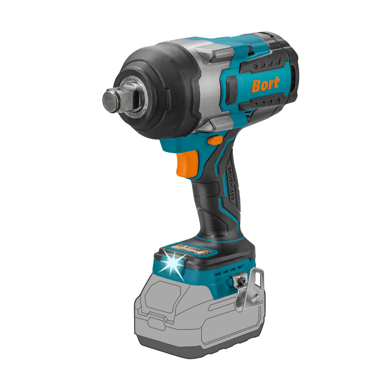 Гайковерт Bort BSR-21U-XL бирюзовый