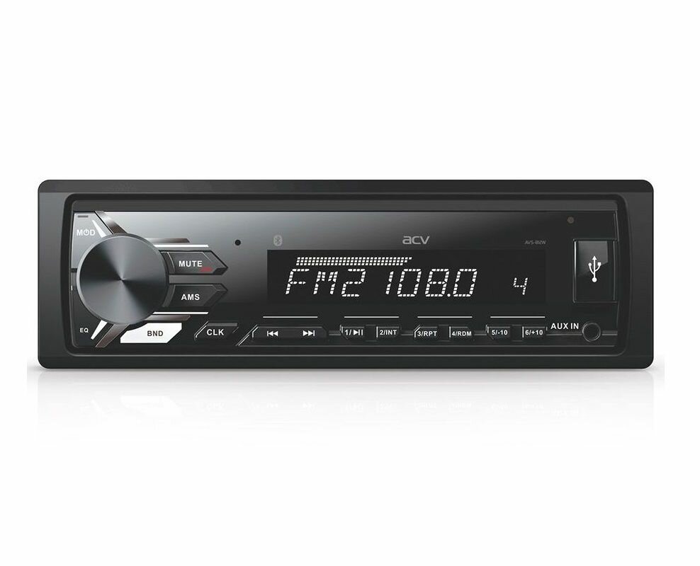 Автомагнитола ACV AVS-812BW 1DIN 4х50 Вт, USB, AUх (33144)