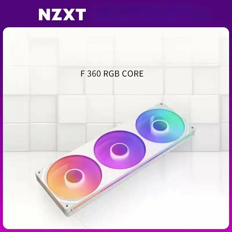 NZXT вентилятор F360 RGB, белый