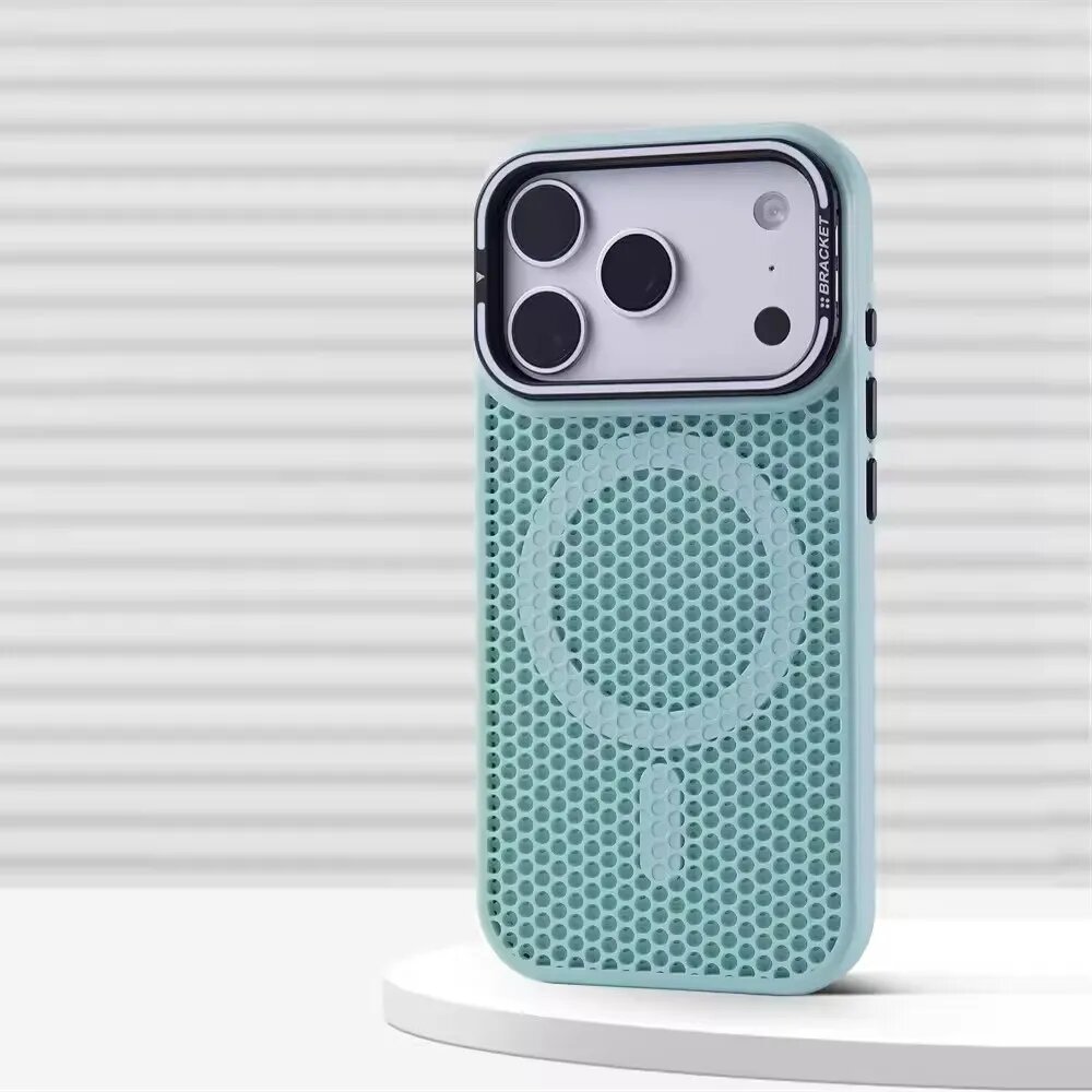 Для iPhone 17, 16, 15, 14, 13, 12, 11 Pro Max, охлаждающий Зеленый, Green, For iPhone 17 ProMax