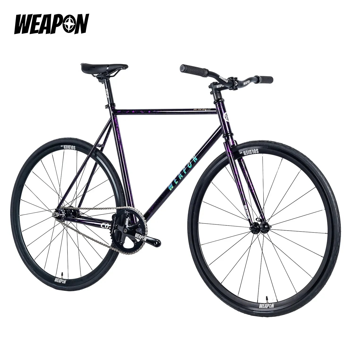 Велосипед C01 Complete Fixed Gear Bike Fixie с карбоновым сталевым каркасом, винтажной вилкой, однокурсовым ремень и трековой раму