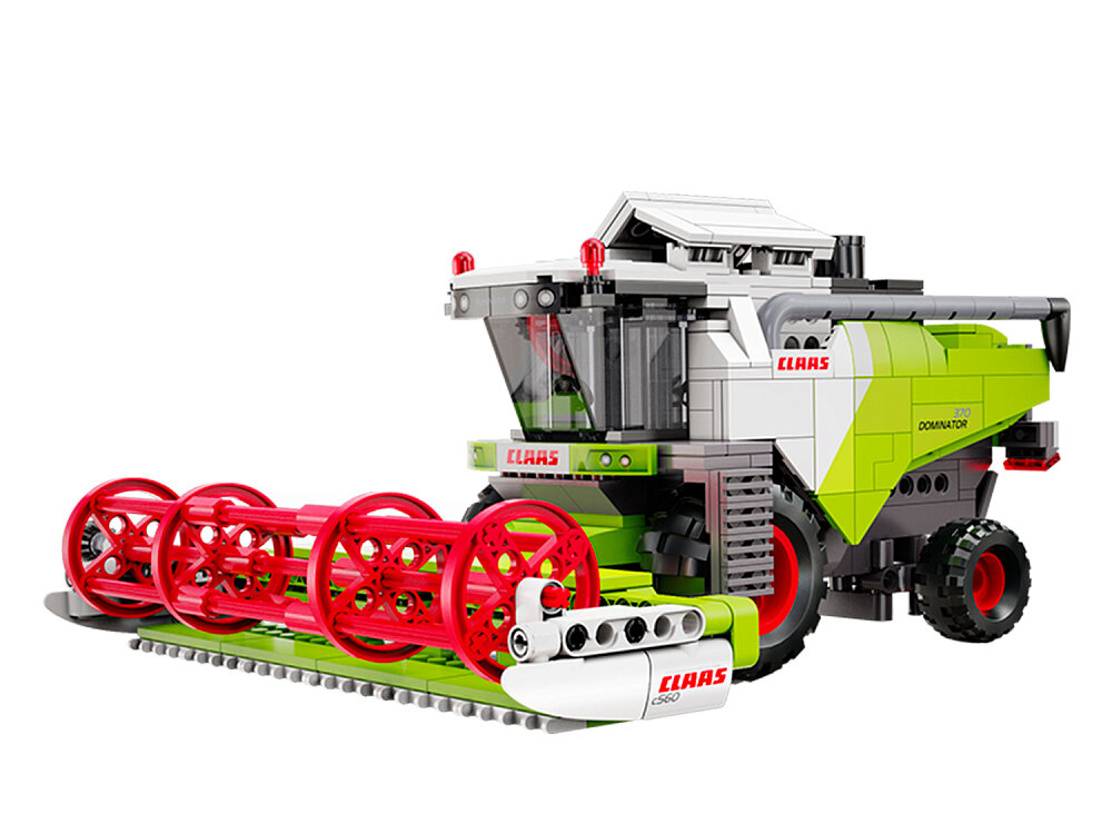 Конструктор CaDA C65014W Конструктор Зерноуборочный комбайн Claas Dominator 370