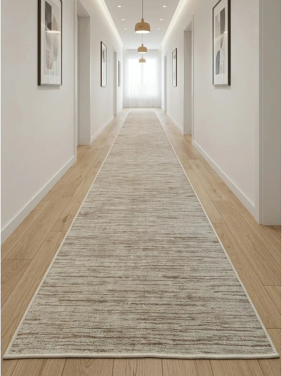 Ковер прикроватный Natali's Carpet комнатный безворсовый 75х365 см Турция