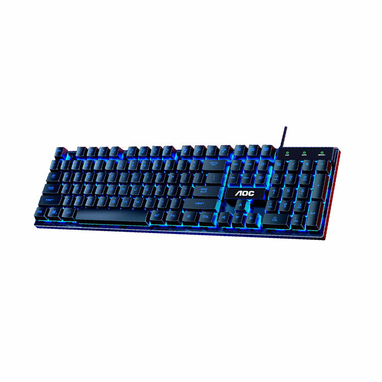 Клавиатура AOC KB121 Black (Blue Light)