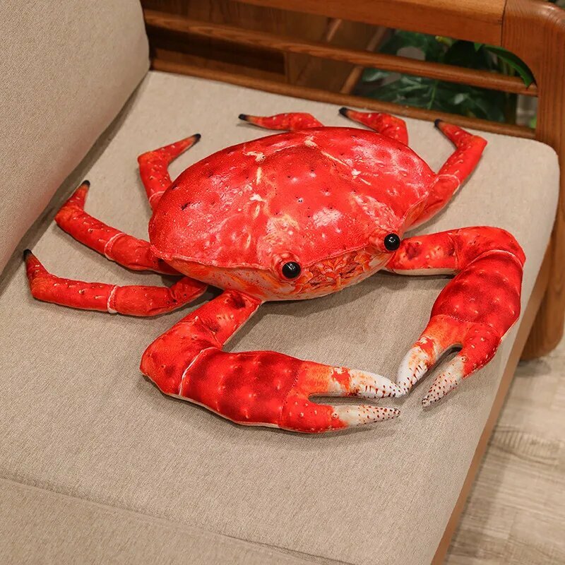 Красный плюшевый краб Portunus King Crab, 30cm