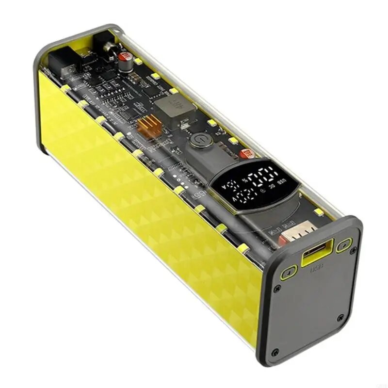 Корпус для аккумуляторов G8DF 65W для 8x18650 ячеек Yellow