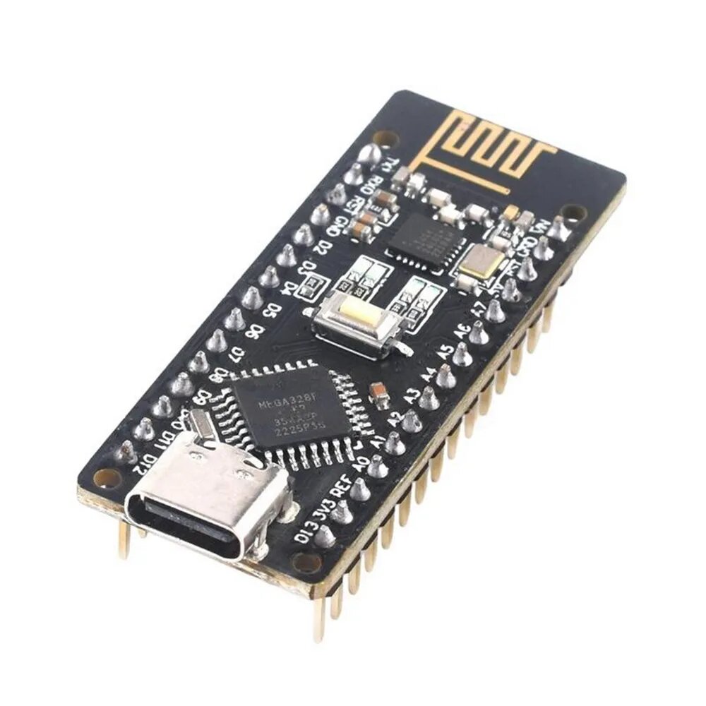 Плата RF-NanoV3.0 NRF24L01 + USB-C ATmega328PB-AU