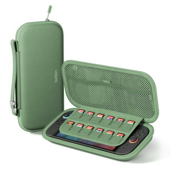 Дорожный чехол Belkin Gaming Travel Case для Nintendo Switch 2 (ENA002hqSE) Pistachio Green
