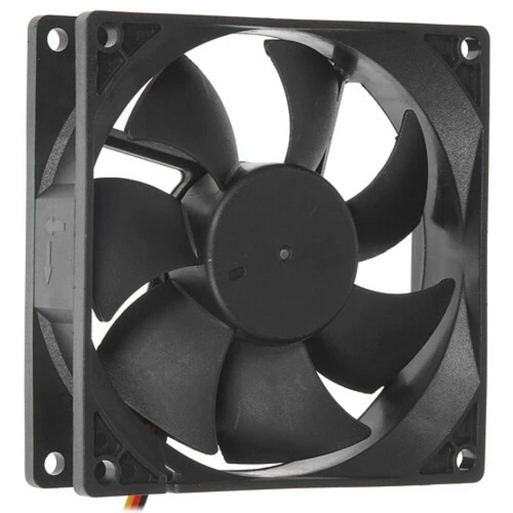 Корпусный вентилятор Gembird S9225H-3P4M 2000RPM 92 х 92 х 25 мм, 1 шт