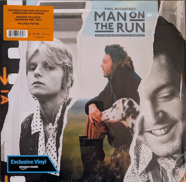 Виниловая пластинка Tangerine Vinyl, Peel Paul McCartney - Man On The Run (Music From The Motion Picture Soundtrack)