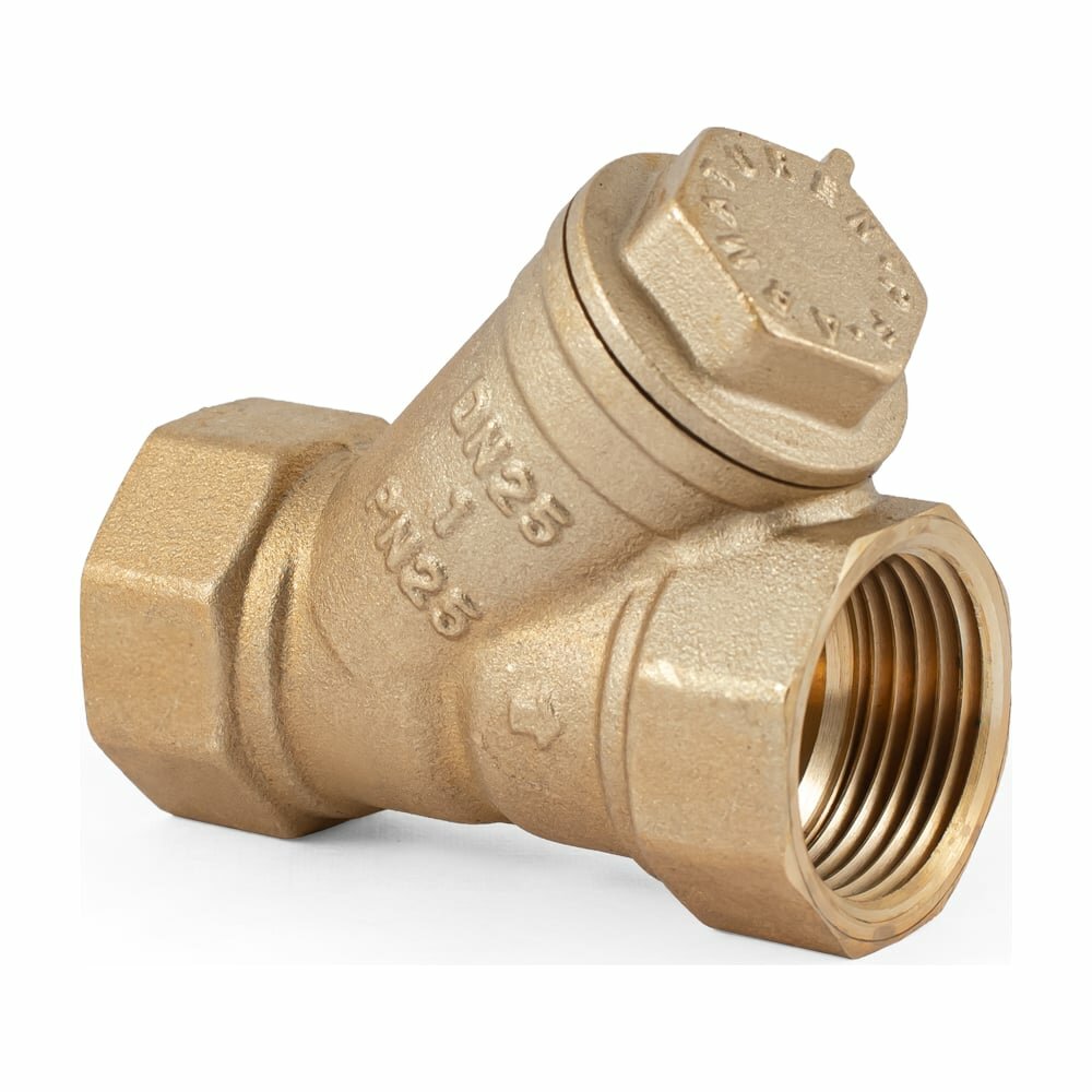 Фильтр PROFACTOR косой с отверстием для пломбы в/в 1" PF YS 222 — фото 1