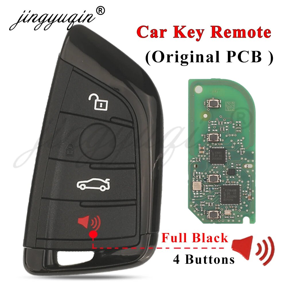 Универсальный Автомобильный Ключ-пульт BMW BDC3 ID21A/ID21B С Full Black Panic key, 313Mhz