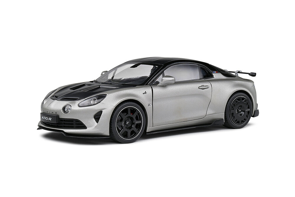 Модель коллекционная SOLIDO Renault alpine A110S radical 2023 matt-silver black