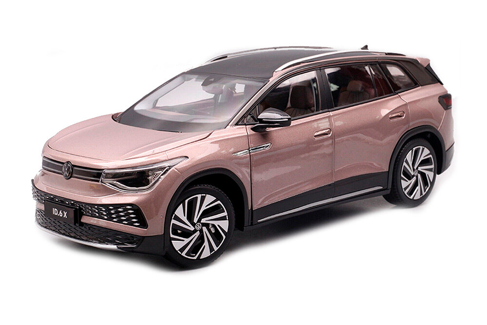 Модель коллекционная PAUDI Vw volkswagen ID.6X 2024 golden / фольксваген айди золотистый